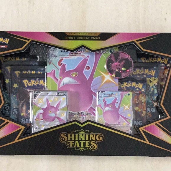 Pokemon | Other | Pokemon Shining Fates Shiny Crobat Vmax Box Pokemon ...
